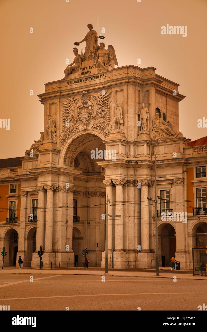 Arco da Rua Augusta Stock Photo - Alamy