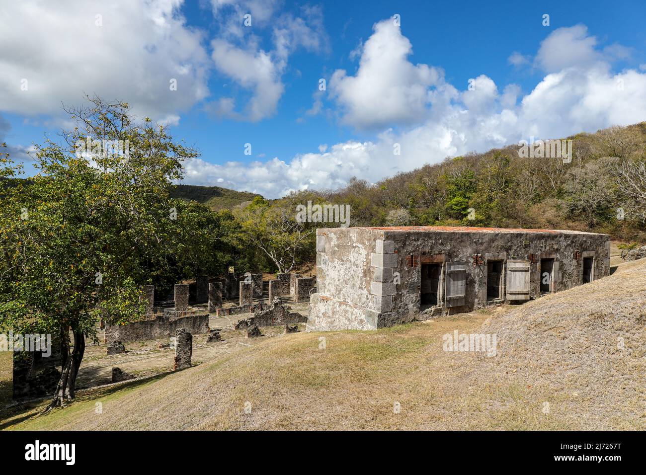 Dubuc Castle in Caravelle Peninsula - Trinite, Martinique, French ...
