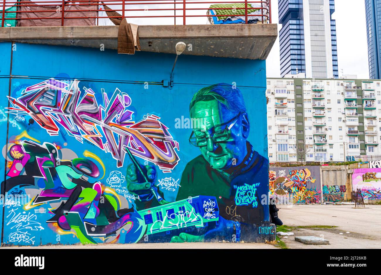 Murals chamartin murals hi-res stock photography and images - Alamy
