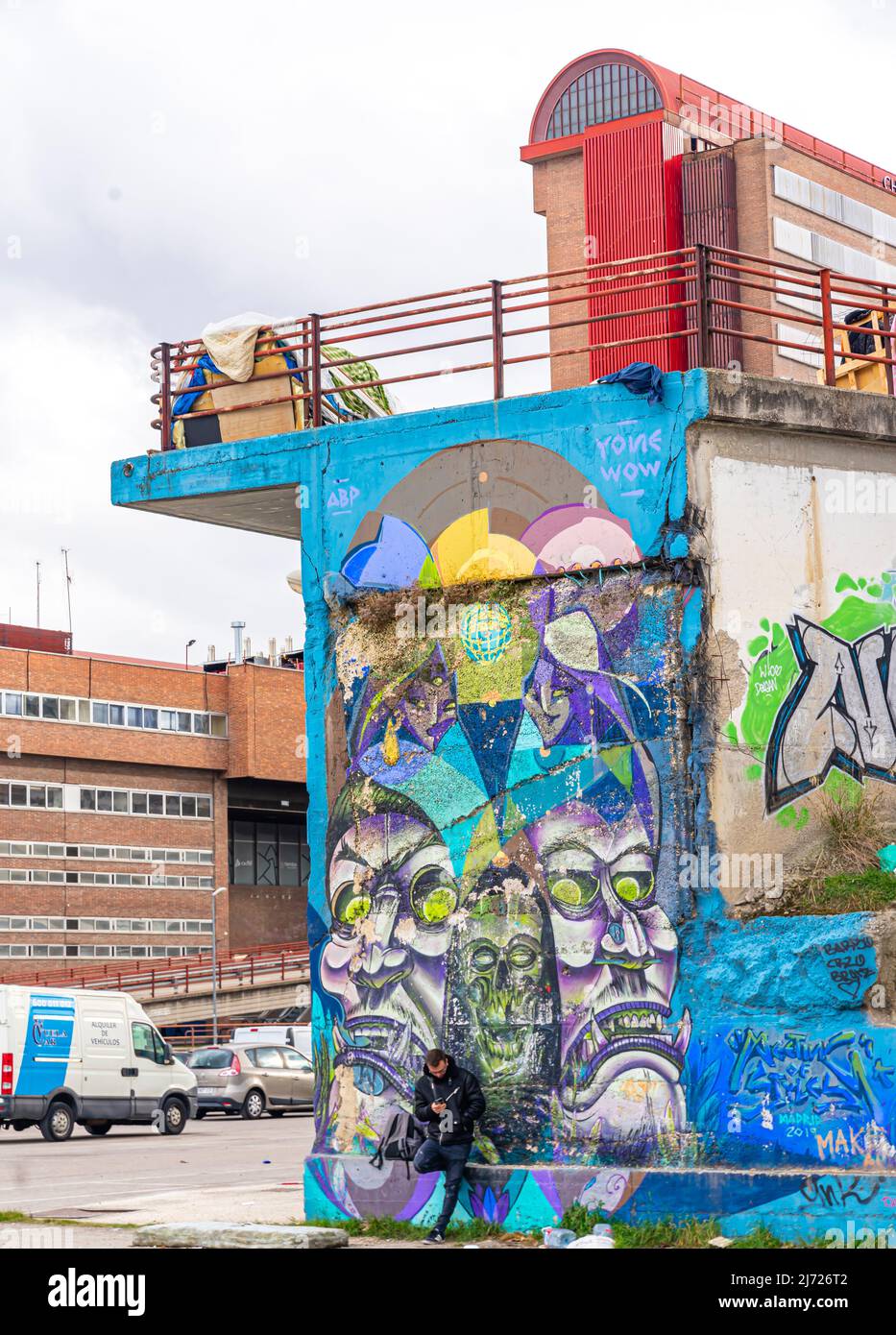 Mural on wall, MOS, Meeting of styles collective murals on the wall in ...