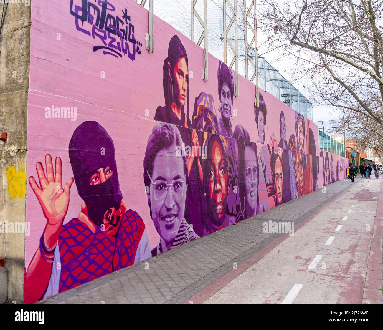 Concepcion feminist murals hi-res stock photography and images - Alamy