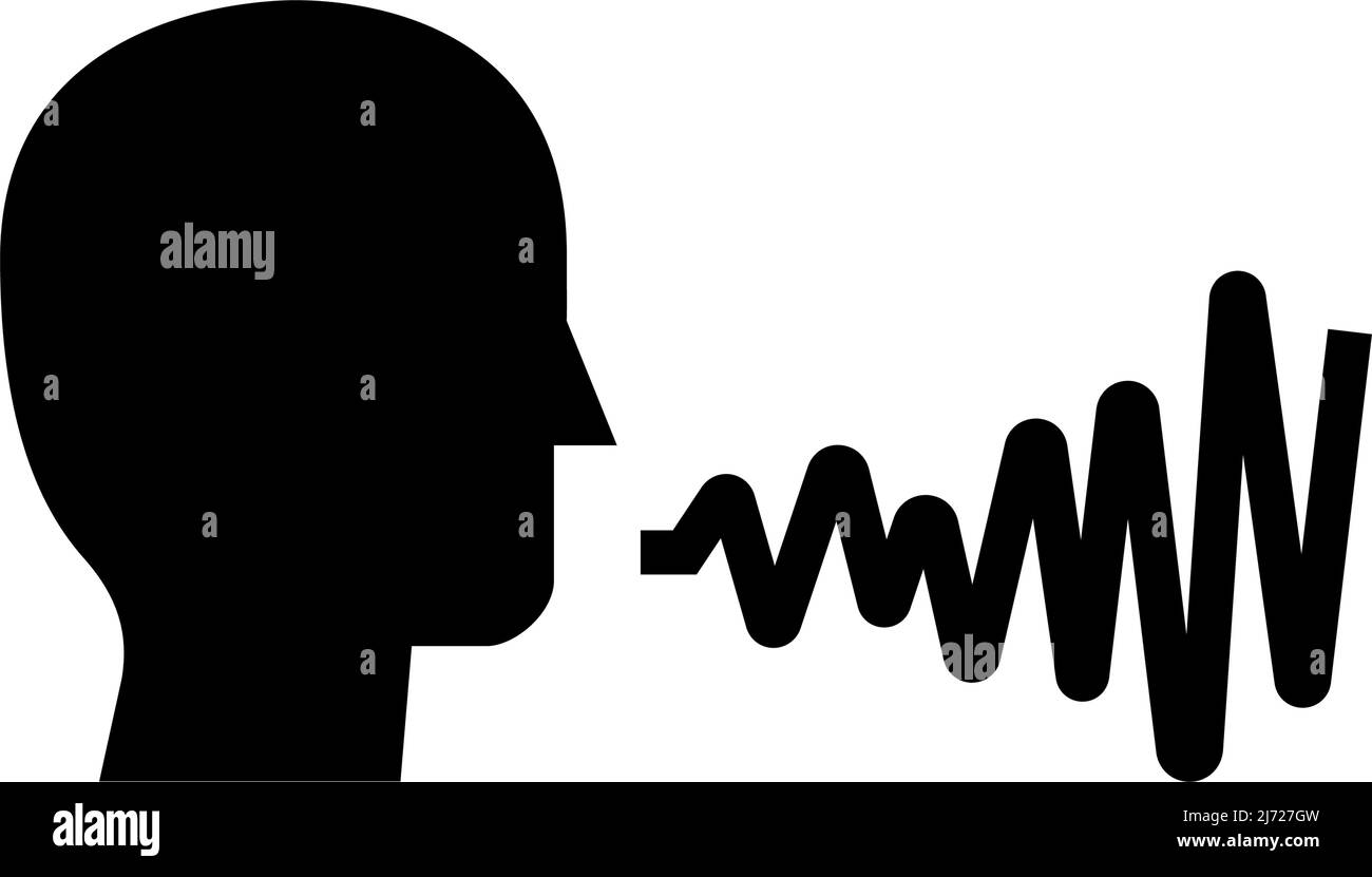 voice vocal glyph icon vector illustration Stock Vector Image & Art - Alamy