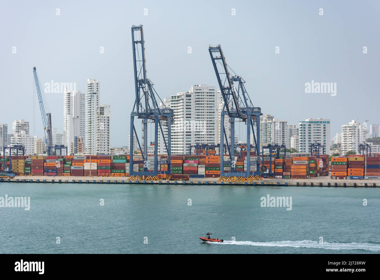 Container port, Puerto De Cartagena, Cartagena, Bolivar, Republic of ...