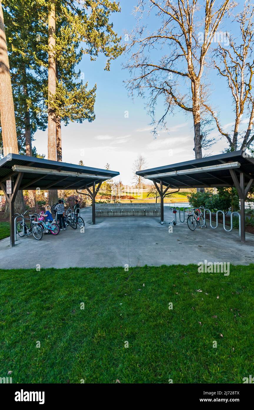 Concrete public duck pond hi-res stock photography and images - Alamy