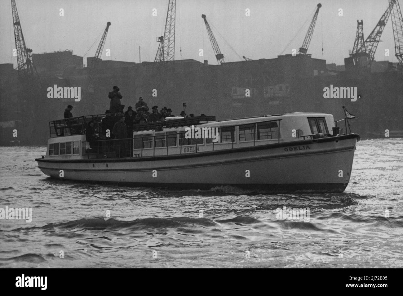 Water Buses For The Thames - One of the "Water Buses" pictured during a ...