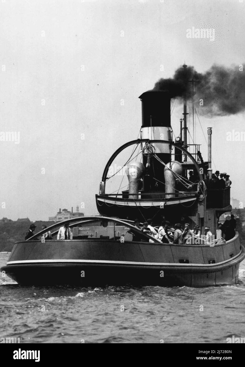 Ship sunk transport transportation tug boat tugs vintage hi-res stock ...
