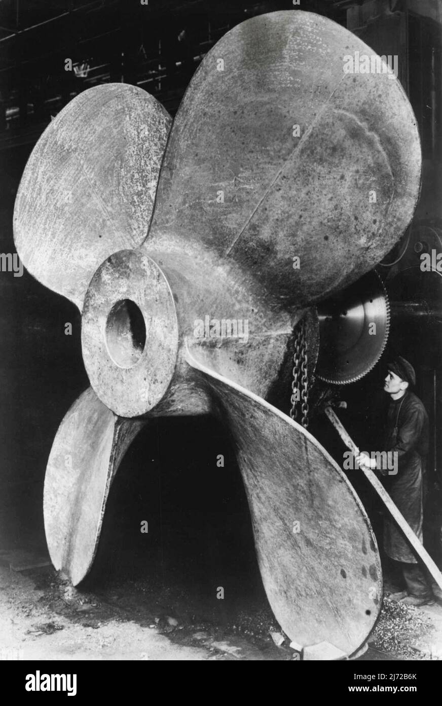German Technics Eclipse Themselves. A ship - Propeller, cast in ...