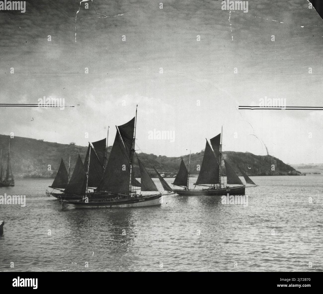 The Brixham ***** Fleet Put Out After Heavy Stores -- The Brixham ...