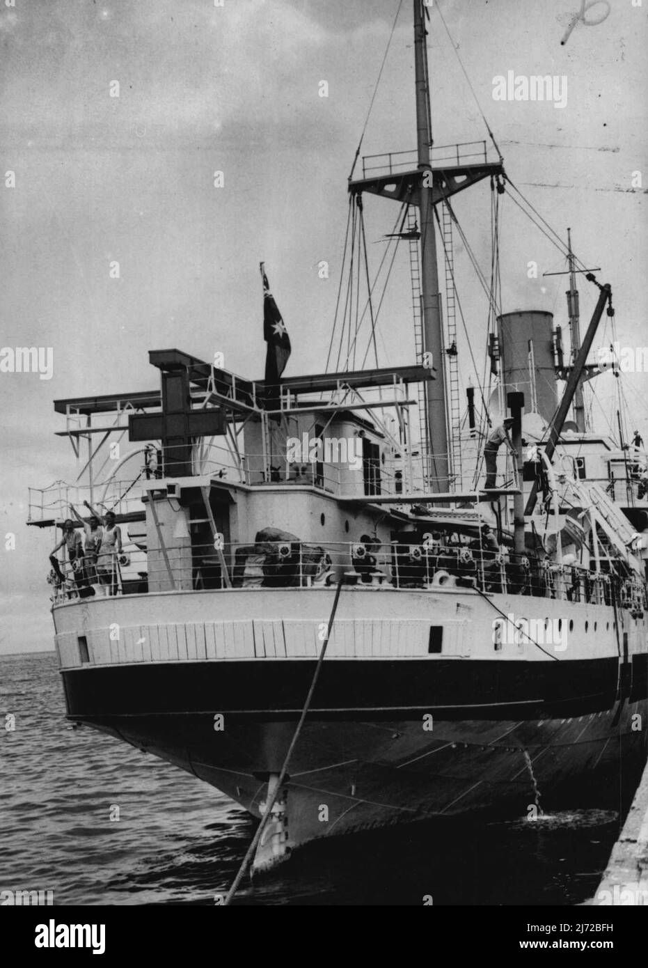 The Hospital Ship "Centaur". March 16, 1943 Stock Photo - Alamy
