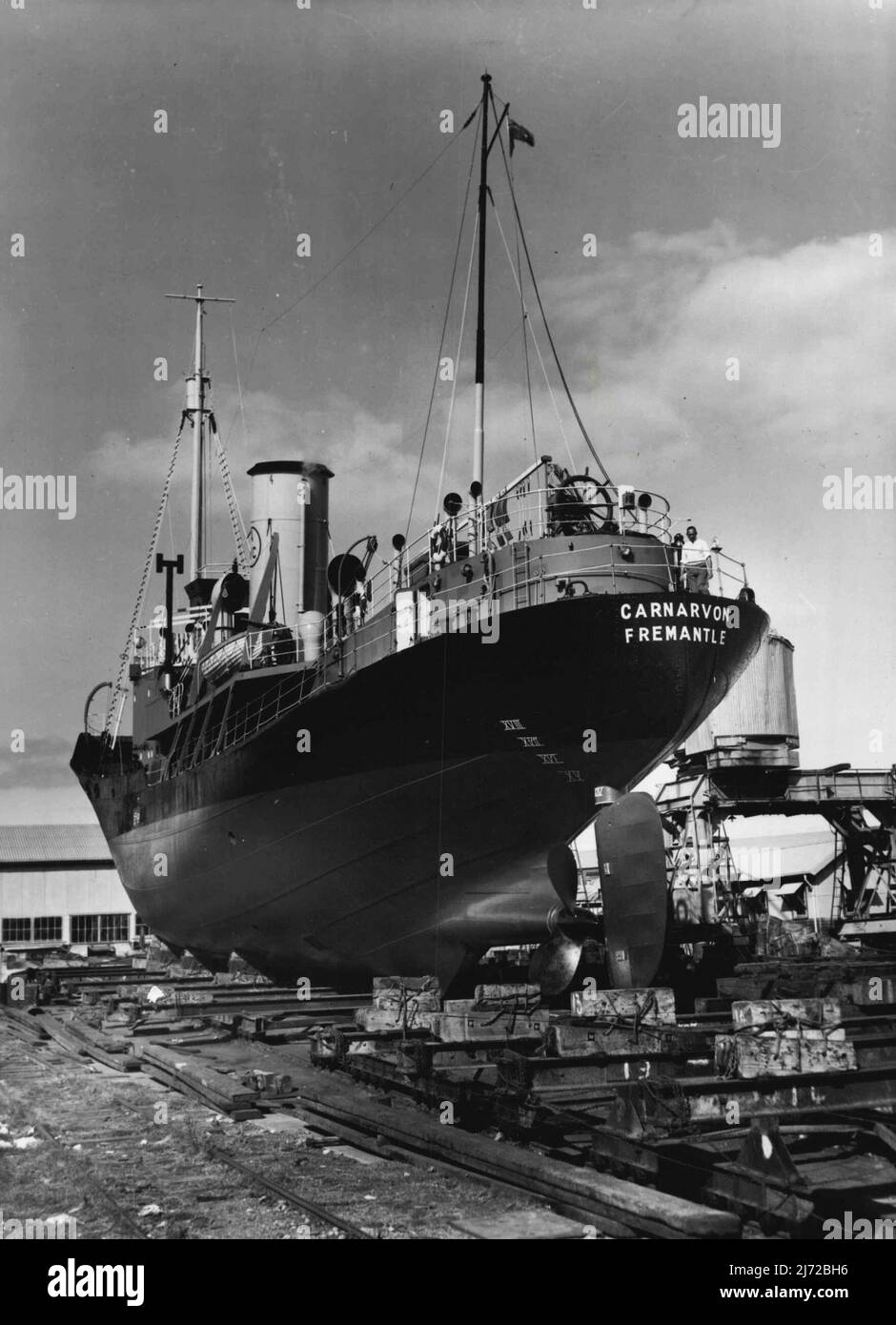 Gleaming with new paint, the 600-ton Australian Whaling Commission ...