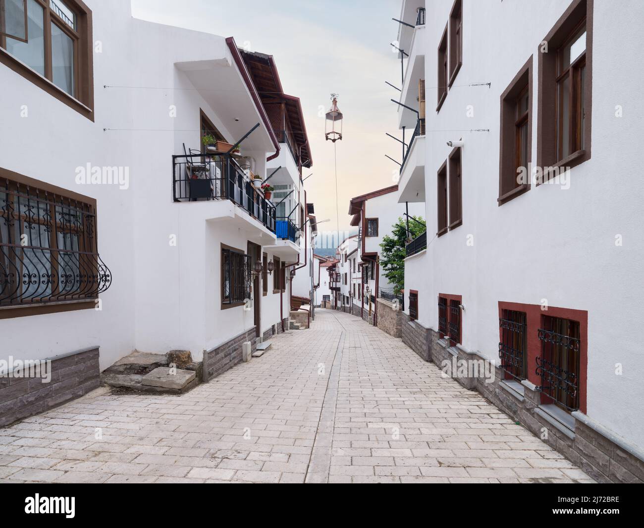 Historical traditional Tokat houses and streets. Famous Ottoman houses ...