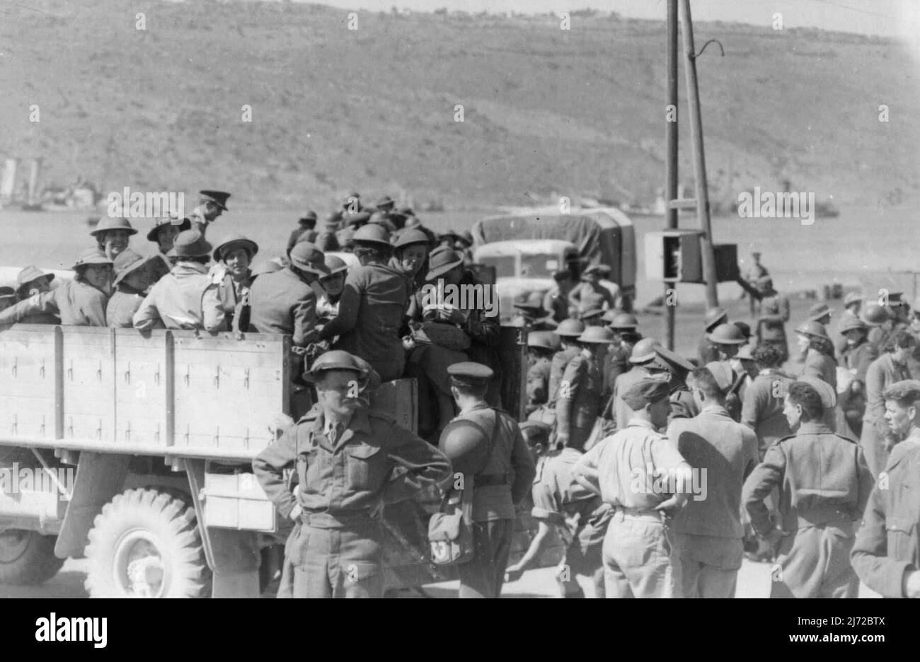 Part of an Australian and New Zealand hospital arrive in Crete. Some of ...