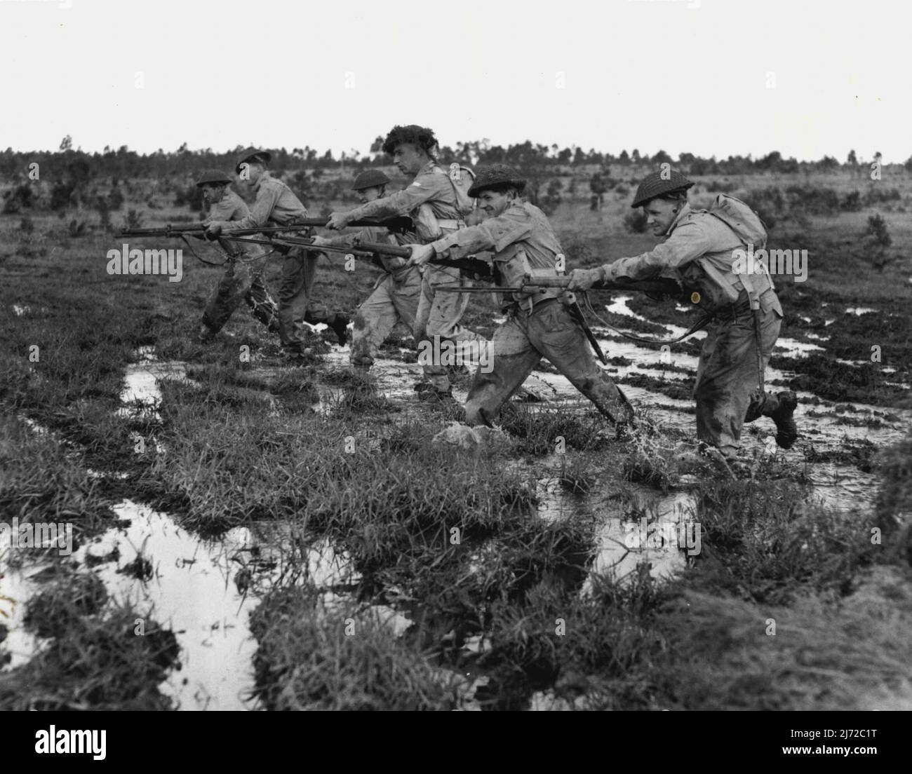 Troops training for Korea. August 1, 1950 Stock Photo - Alamy