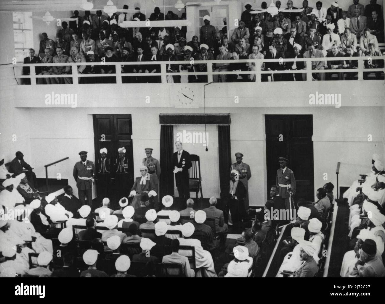 First Sudanese Parliament: Opening Ceremony - Sir Robert Howe, the ...