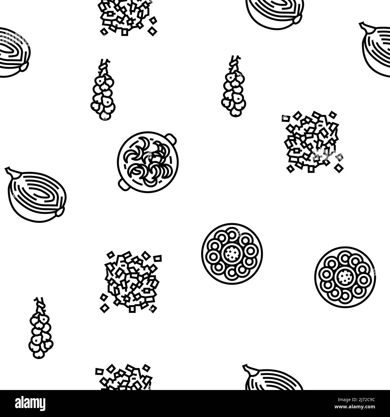 Fresh green onion scallion Black and White Stock Photos & Images - Alamy