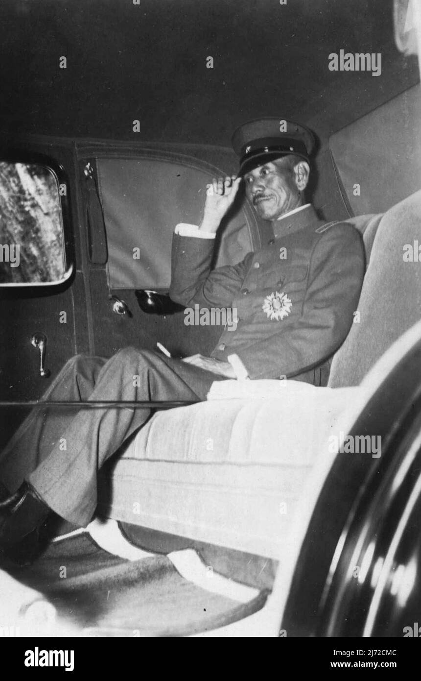 General Matsui, going to the Imperial Palace this morning. General ...