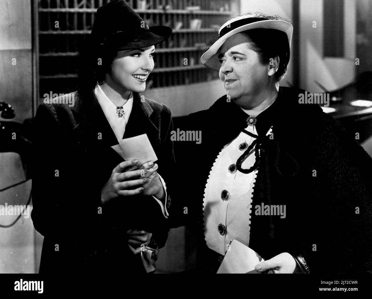 A scene from the 20th Century-Fox Production "Hotel For Women". Elsa ...