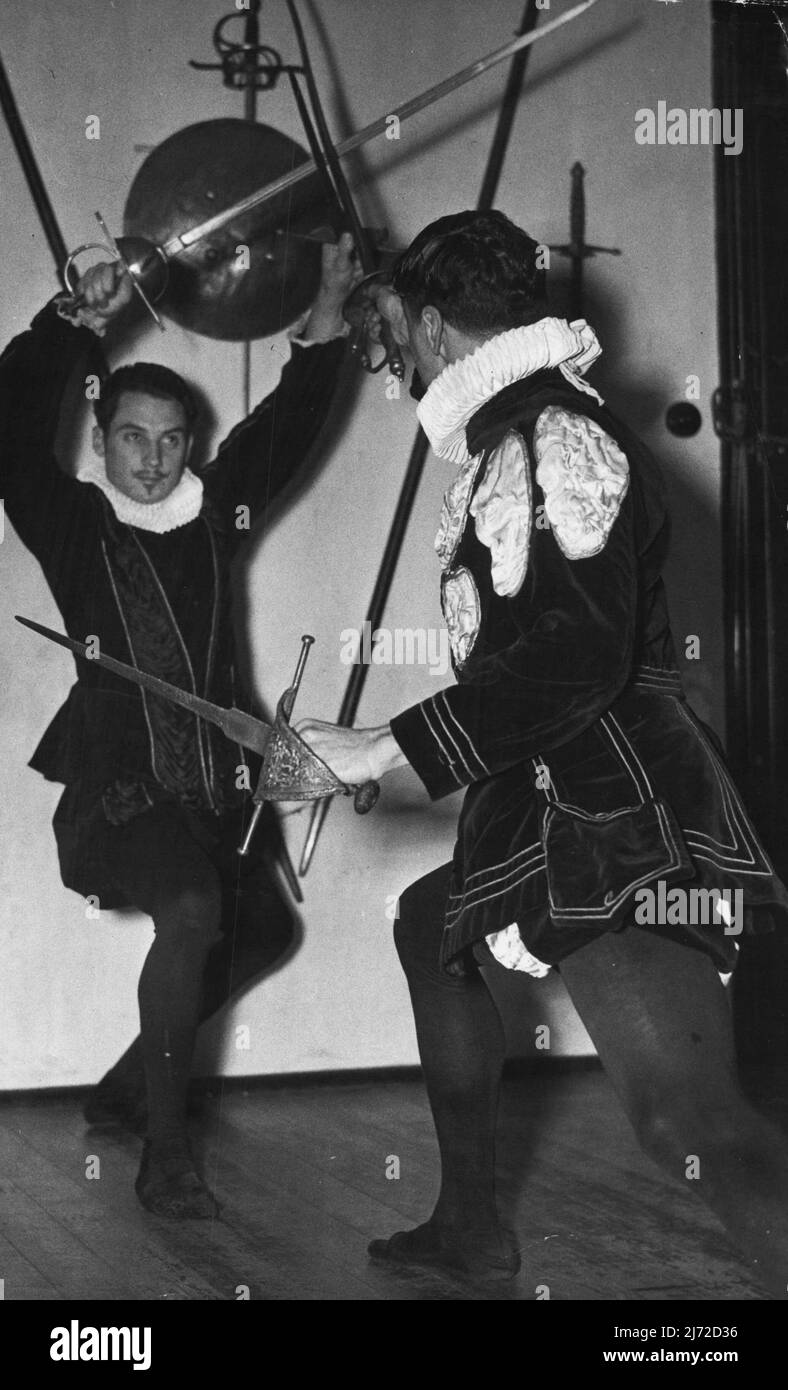 fencing has developed from the Elizabeth sword-fight. September 17 ...