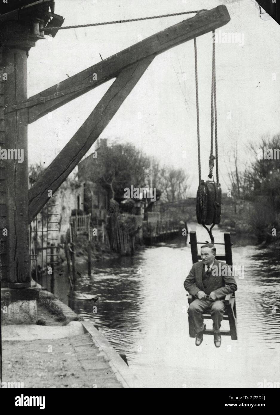 Where Scolds Were Ducked - This ducking chair at Fordwich near ...