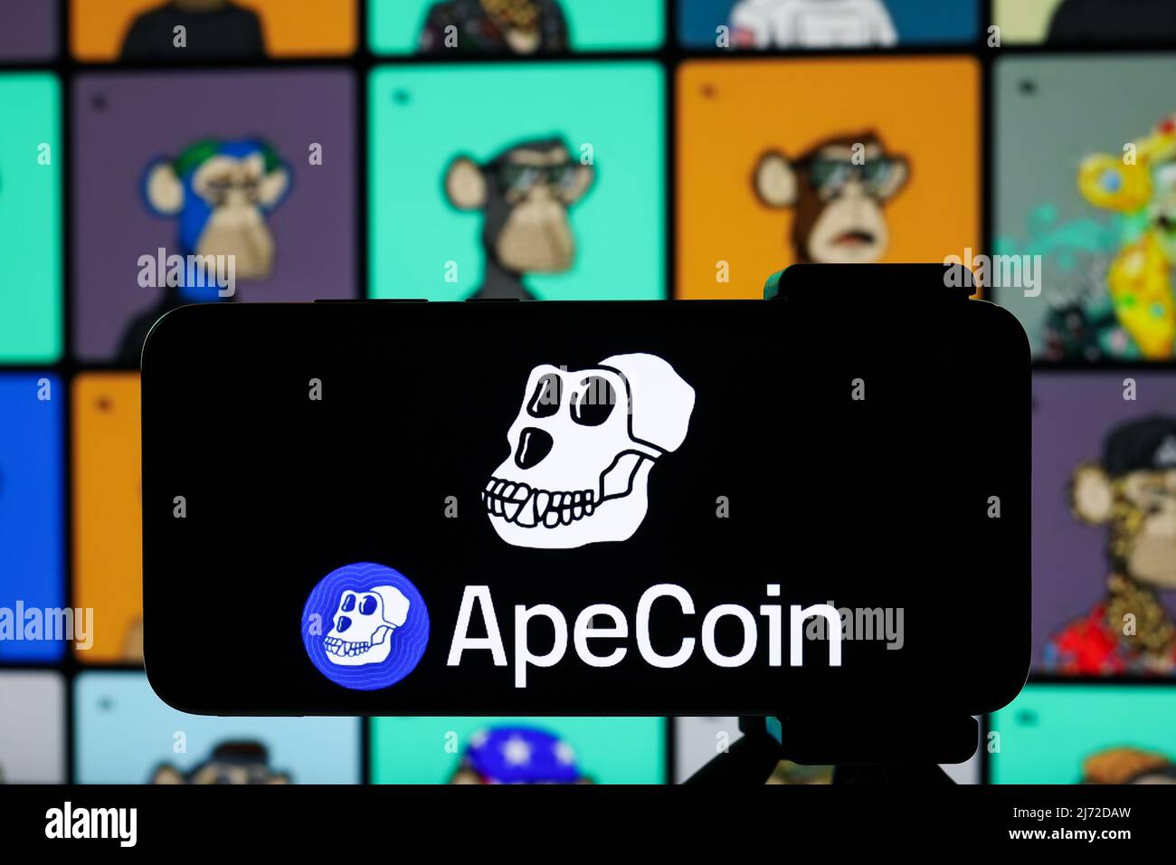 ApeCoin (APE) editorial. Illustrative photo for news about ApeCoin (APE ...