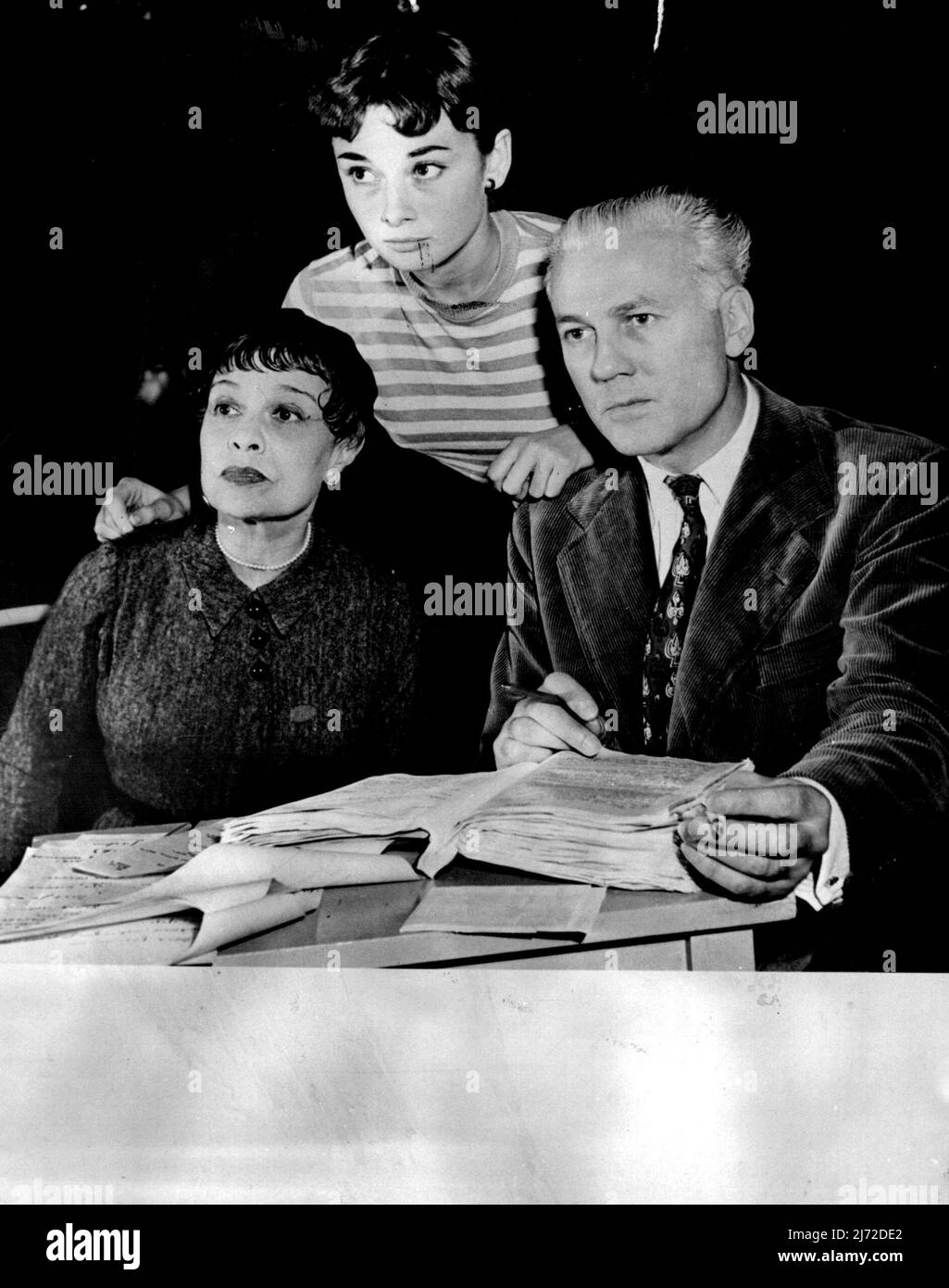Anita Loos, Audrey Heburn, young British actress who is to play title ...