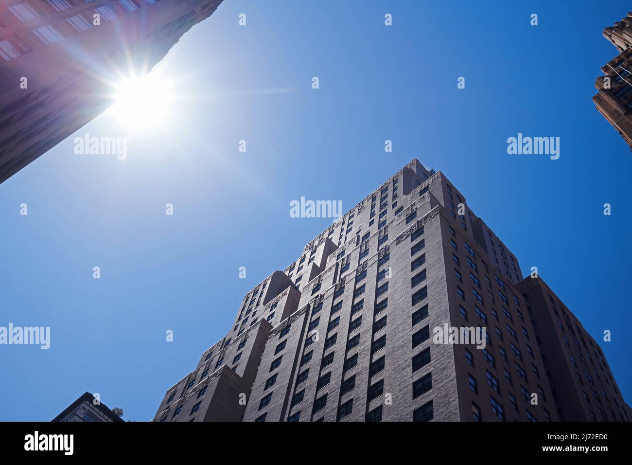 Typical high rise buildings in the city centre of Manhattan Stock Photo ...