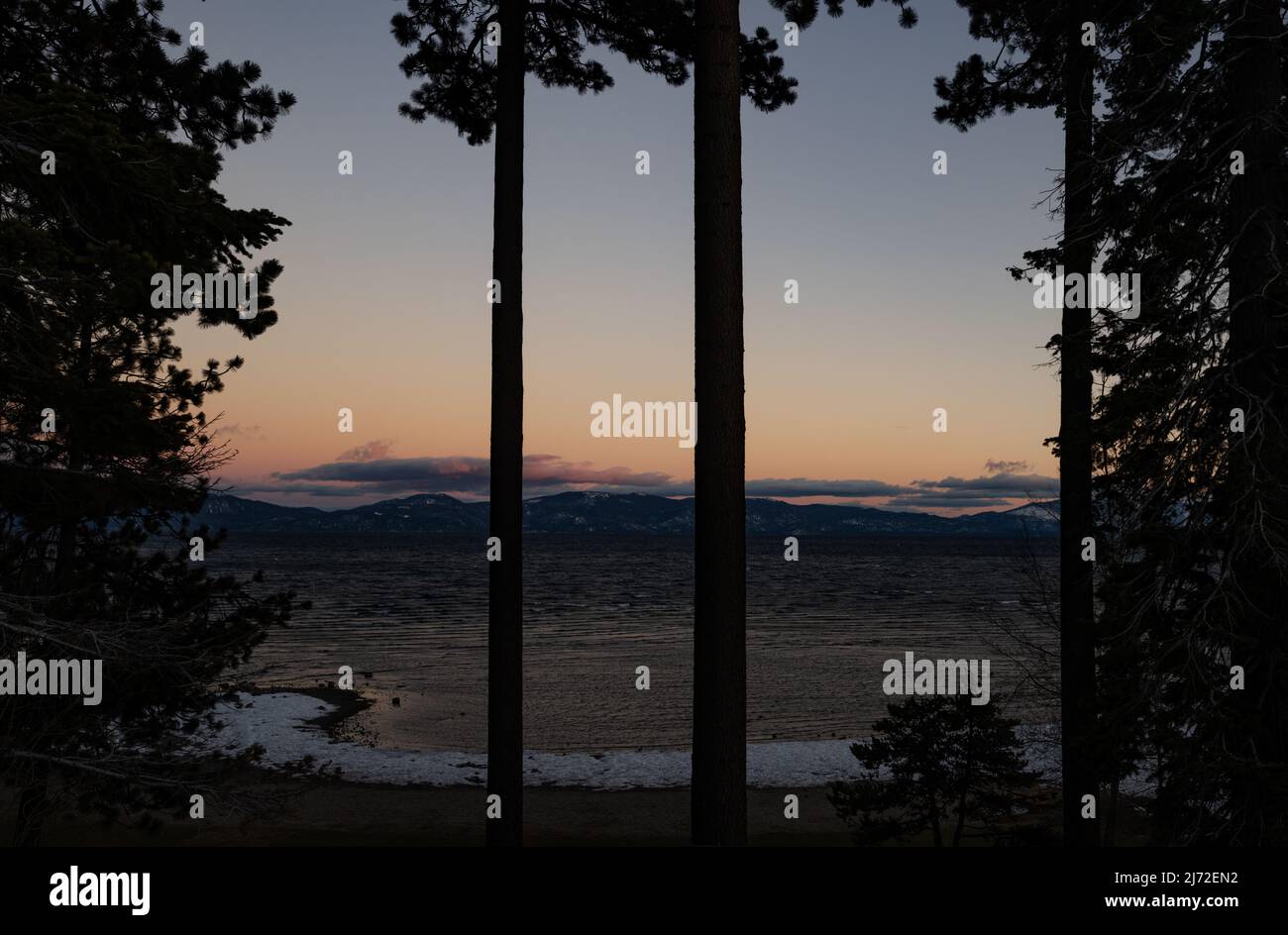 Lake tahoe landscape winter hi-res stock photography and images - Alamy