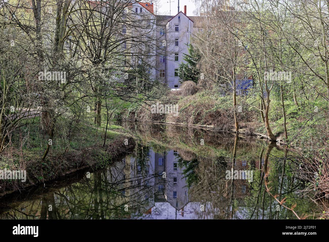 The Leine River in Hanover City Stock Photo - Alamy