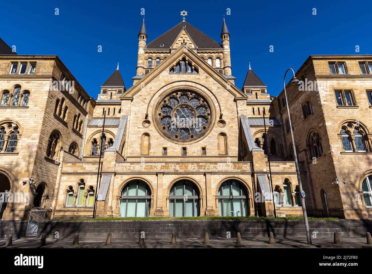 Historical church building in Cologne in a spring weather Stock Photo ...