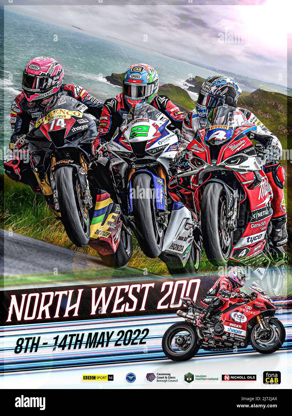 North West 200 Race Week Poster 2022 Stock Photo - Alamy