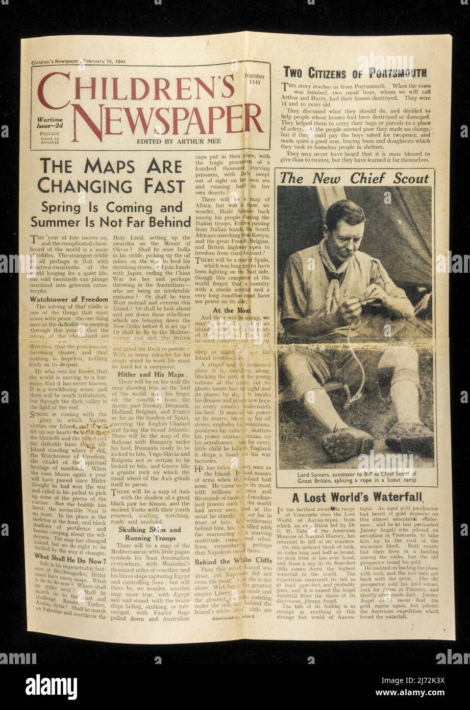 1941 war newspaper hi-res stock photography and images - Alamy