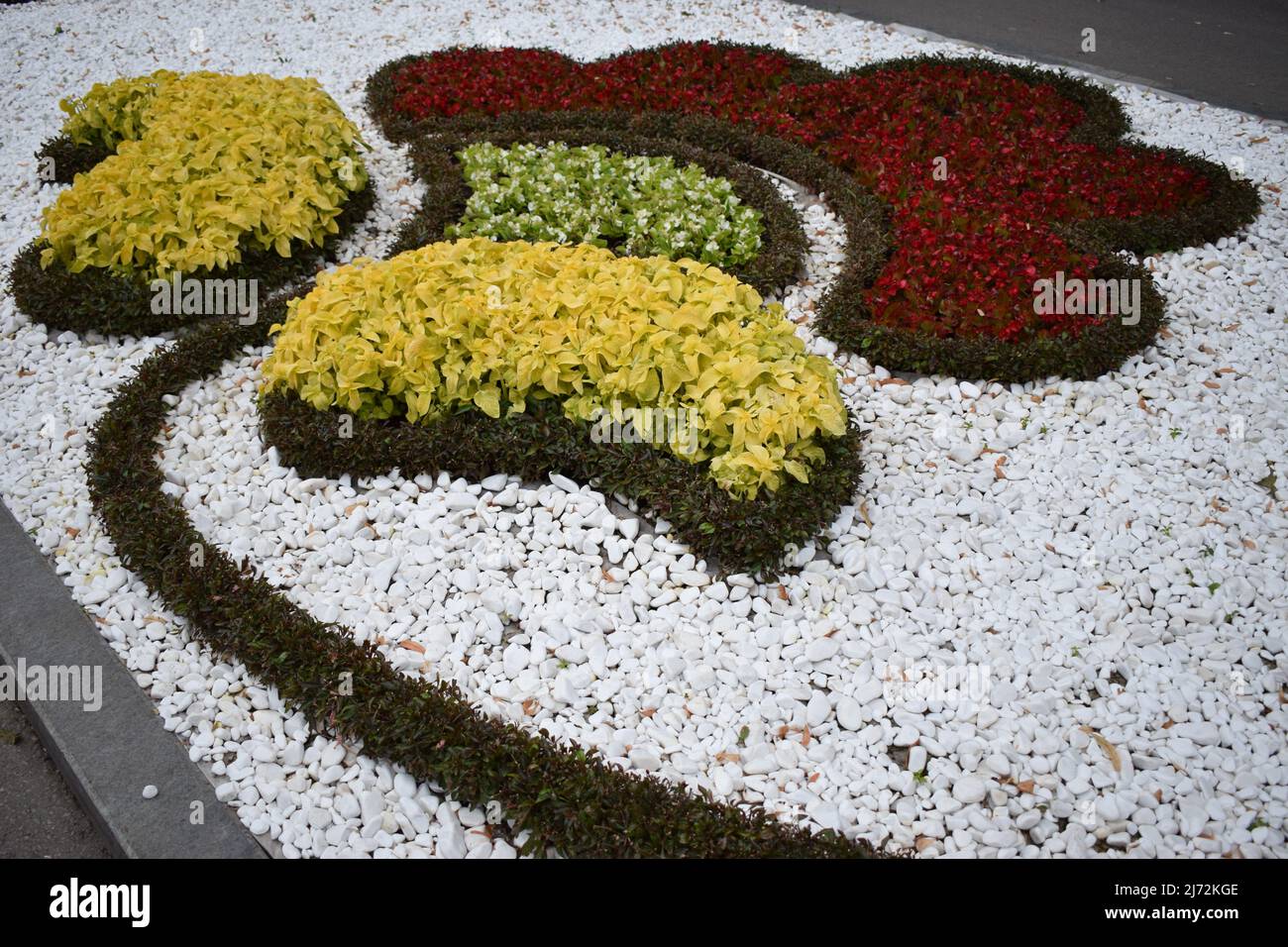 Gardens In Bloom, Landscape Design elements. Flower garden. Landscaping ...