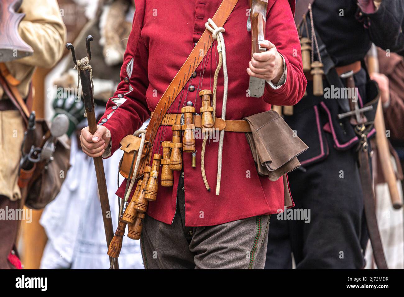 Authentic medieval soldier hi-res stock photography and images - Alamy