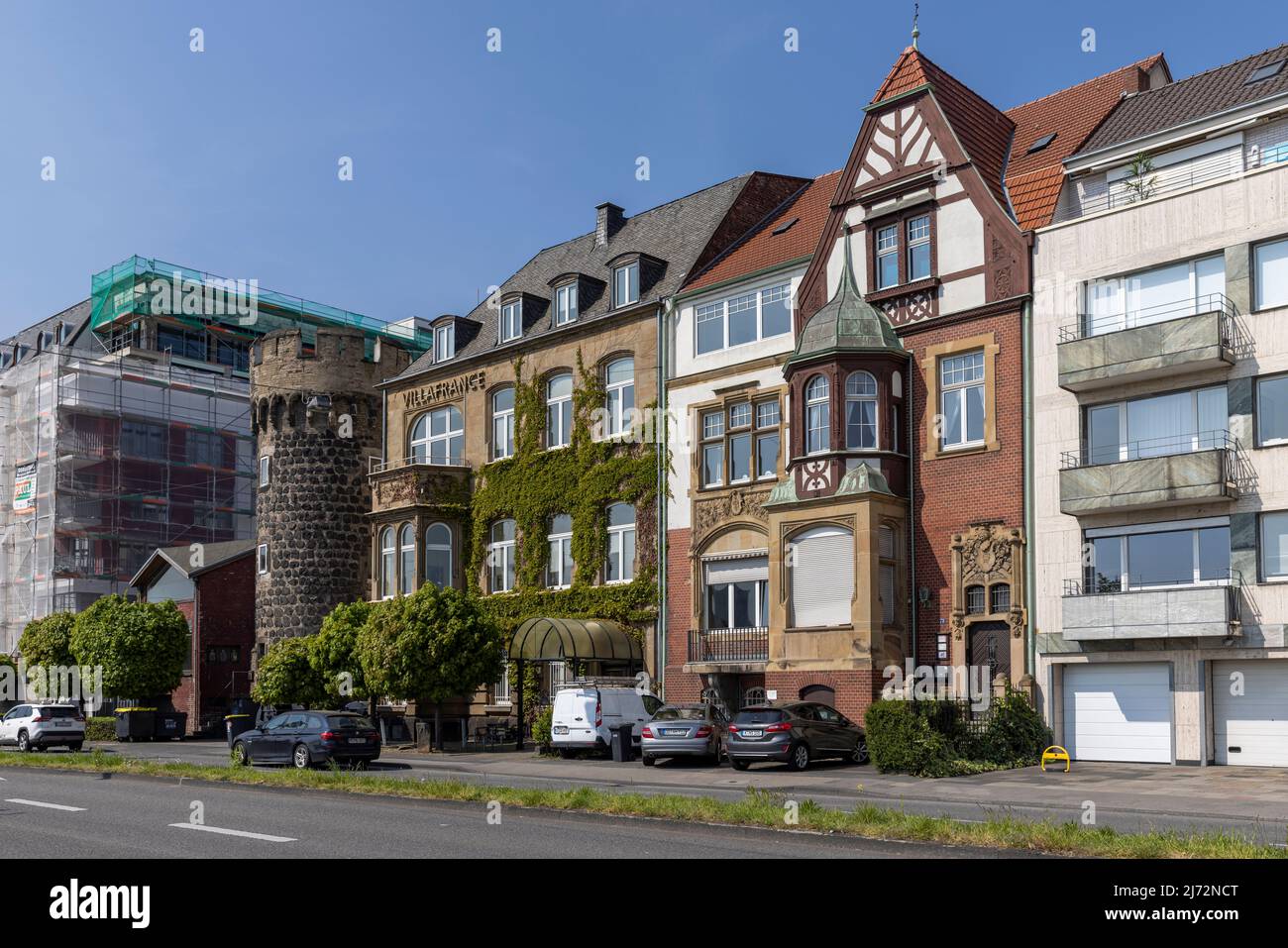 Tourists enjoying free time in Cologne old town Stock Photo - Alamy
