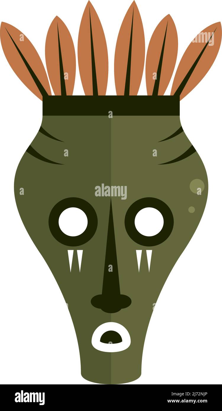 Traditional african mask feathers hi-res stock photography and images ...