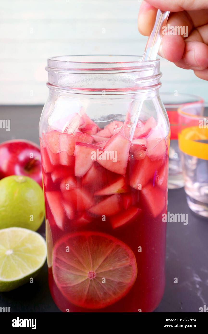 Mans hand stirring hi-res stock photography and images - Alamy