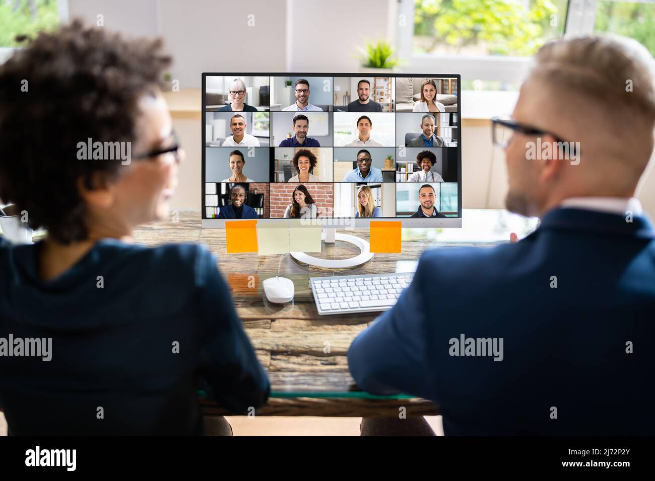 Computer conversation coach hi-res stock photography and images - Alamy