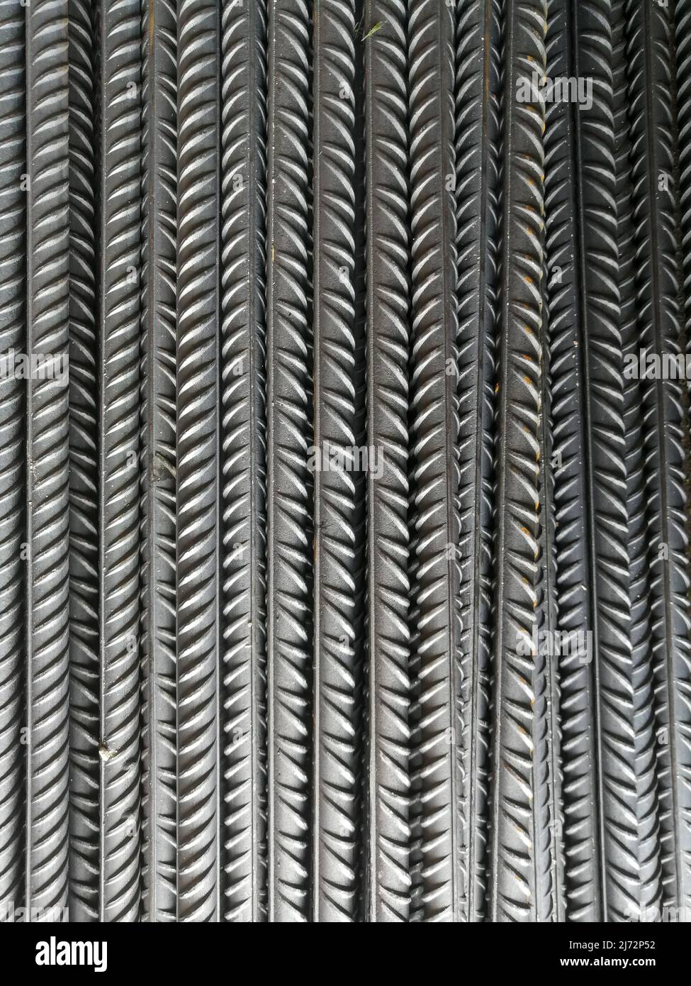Reinforcing steel bars also called concrete rebars for constructions ...