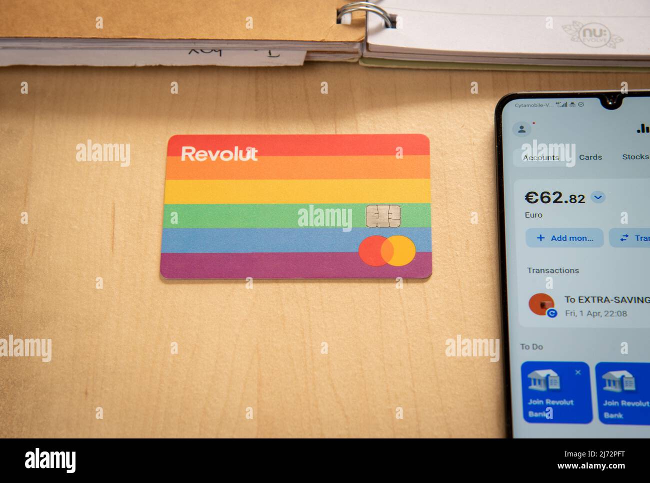 Smartphone revolut debit card. Mobile phone app cryptocurrency trading ...