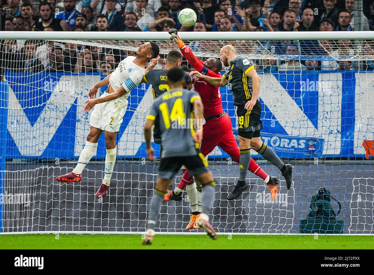 Marseille, France. 5 May 2022, Marseille - Save by Olympique Marseille ...