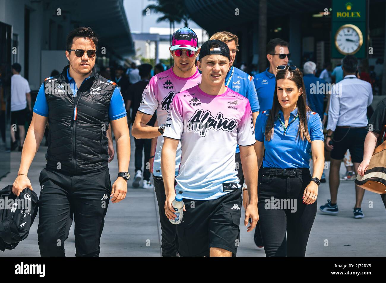 Miami, Florida, USA, 05/05/2022, Oscar Piastri (AUS) Alpine F1 Team ...