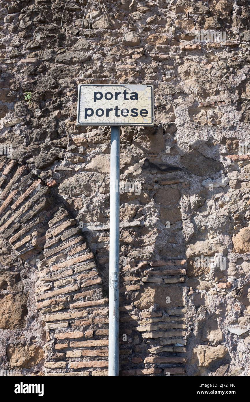 Porta Portese Rome Italy Stock Photo - Alamy