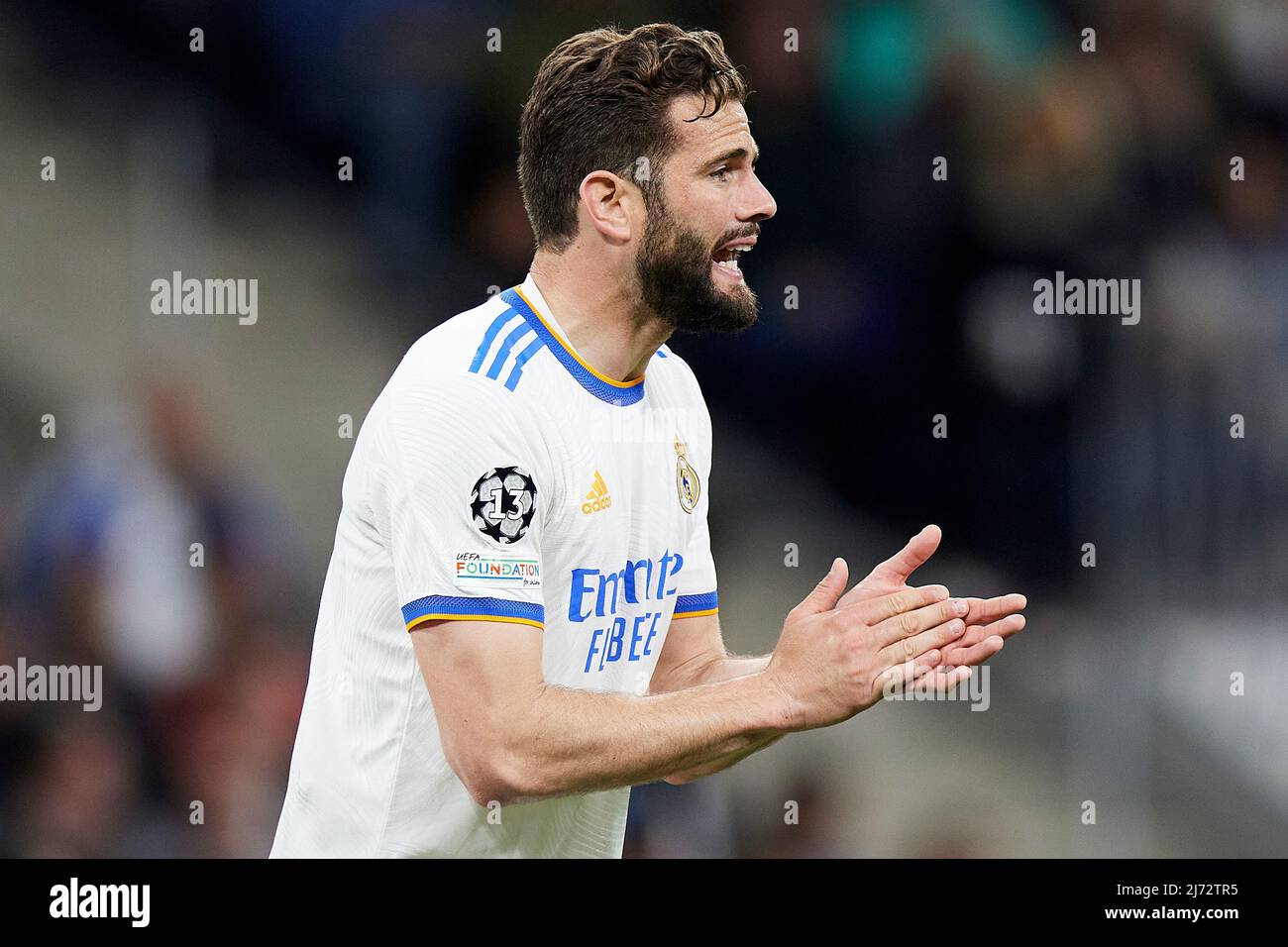 Nacho Fernandez of Real Madrid during the UEFA Champions League match ...