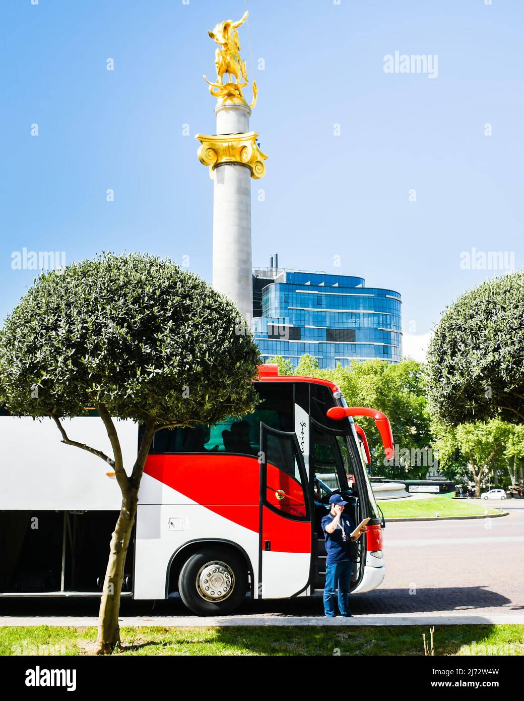Tbilisi sightseeing tour bus hi-res stock photography and images - Alamy