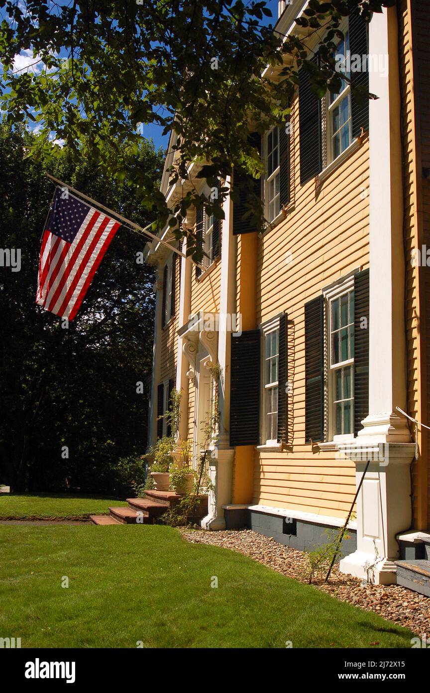 The Henry Wadsworth Longfellow House in Cambridge MA Stock Photo - Alamy