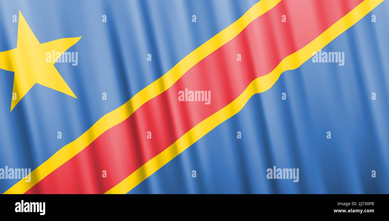 Congolese national flag Stock Vector Images - Alamy