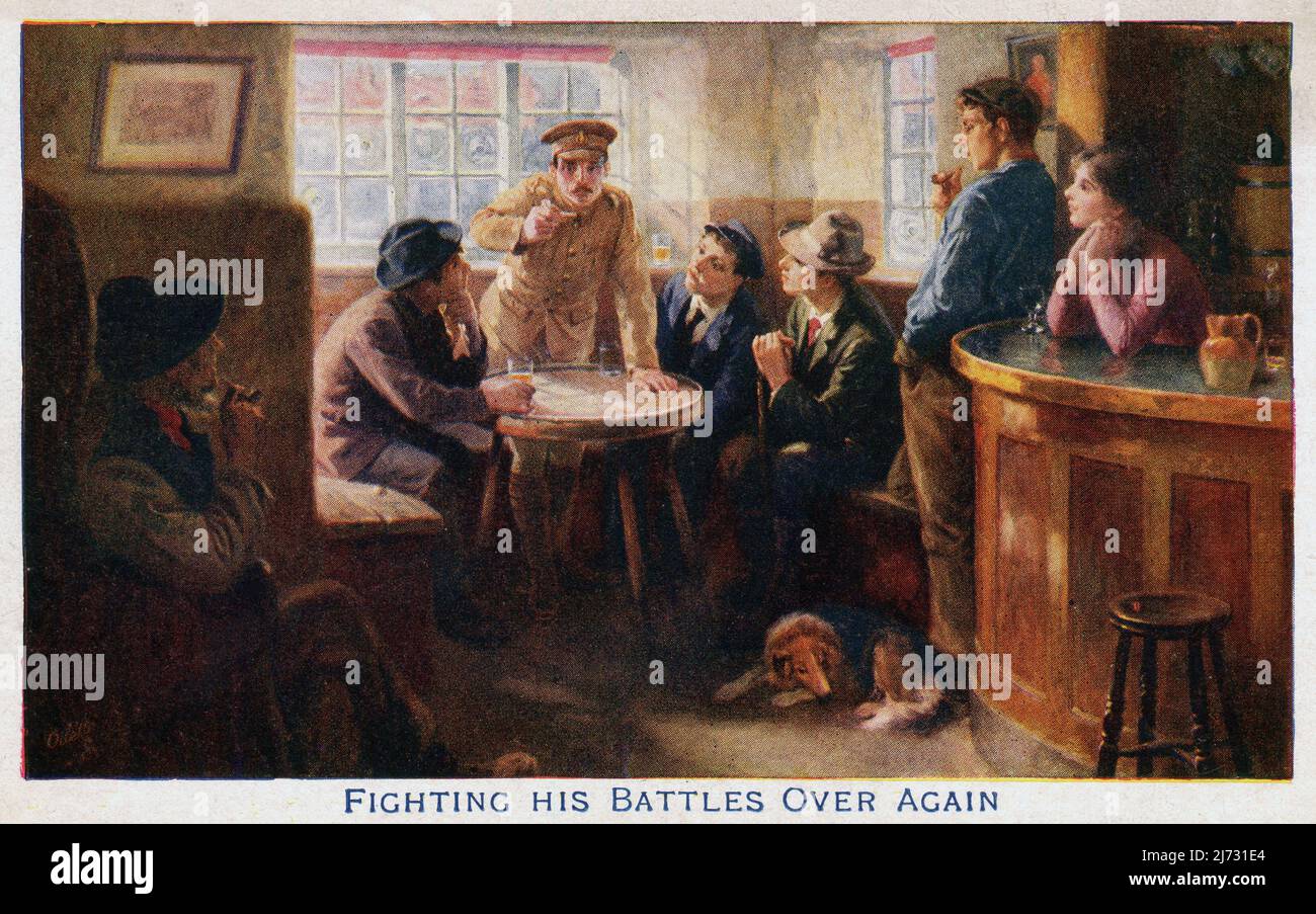 First world war postcard ww1 hi-res stock photography and images - Alamy
