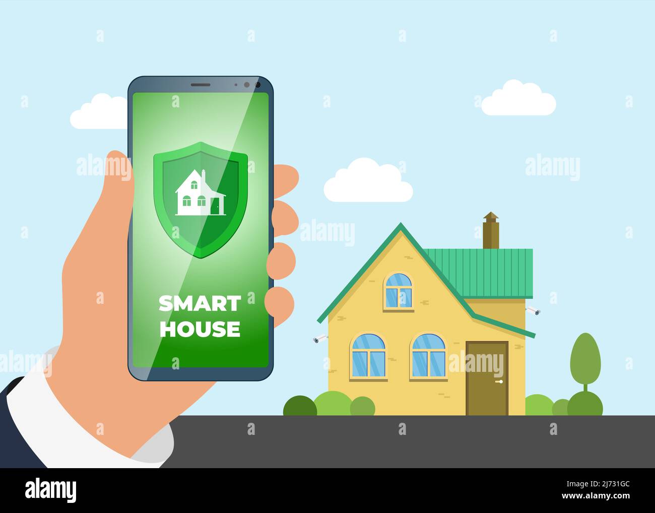 Property management system Stock Vector Images - Alamy