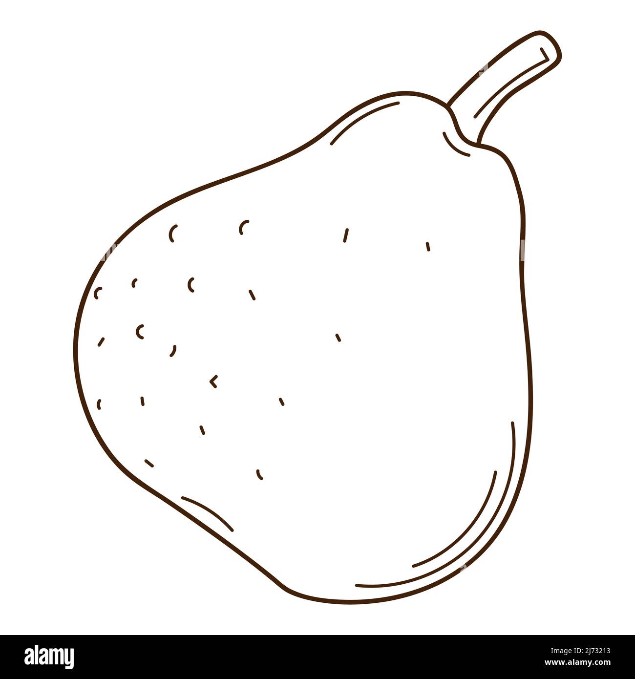Pear outline drawing autumn hi-res stock photography and images - Alamy