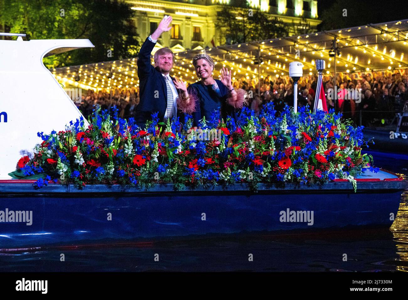 Amsterdam, The Netherlands. 5th May 2022. King Willem-Alexander and ...